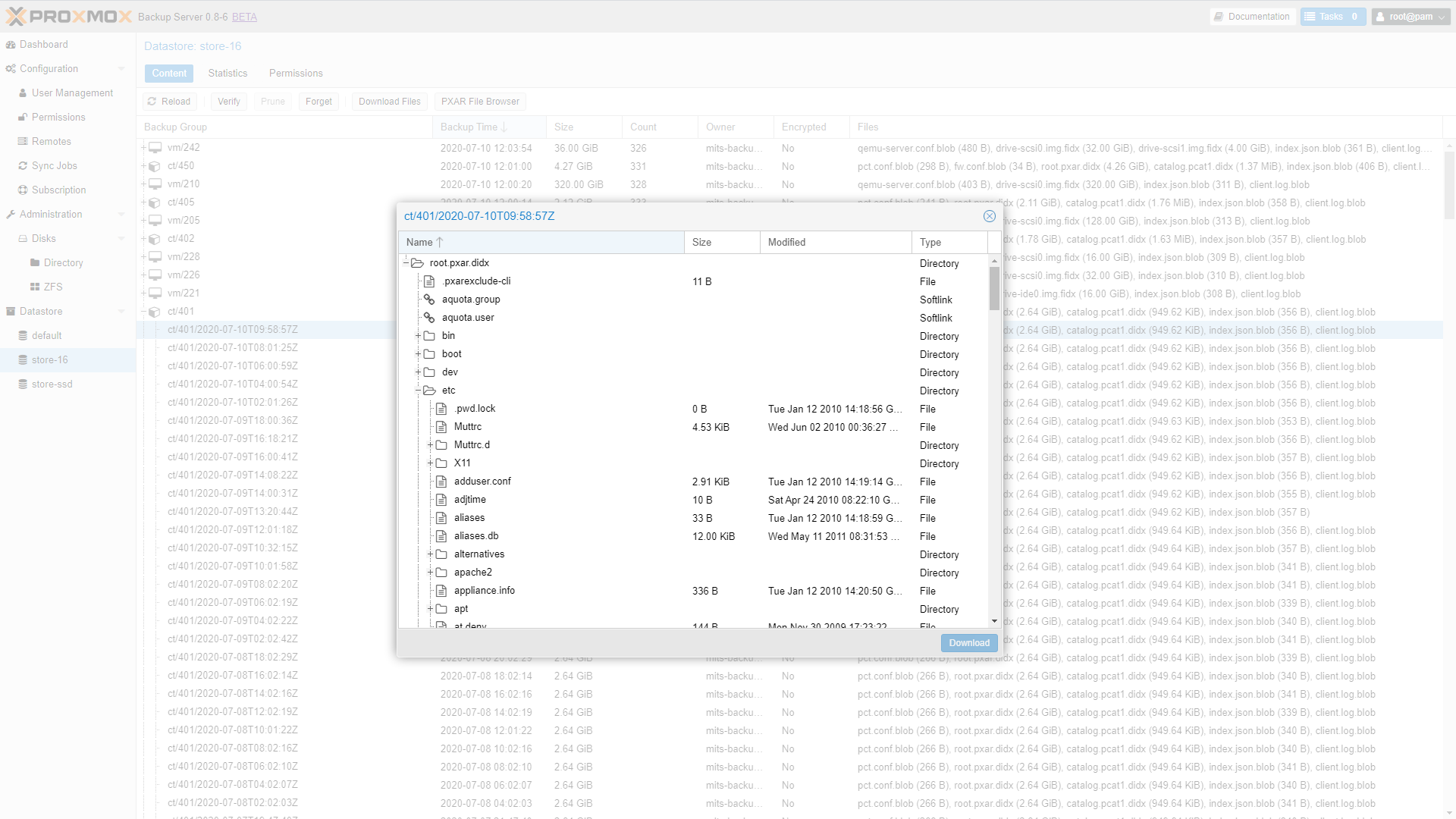 File:Proxmox-Backup-Server-CT-File-Restore.png - Proxmox Backup Server File:Proxmox-Backup-Server-CT-File-Restore.png - Proxmox Backup Server